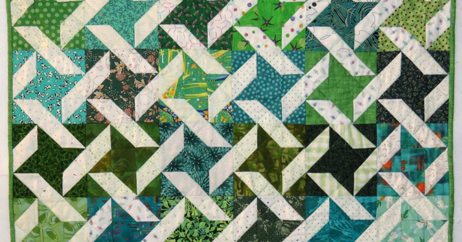 The Objects of Design: Green Stars Quilt Finish