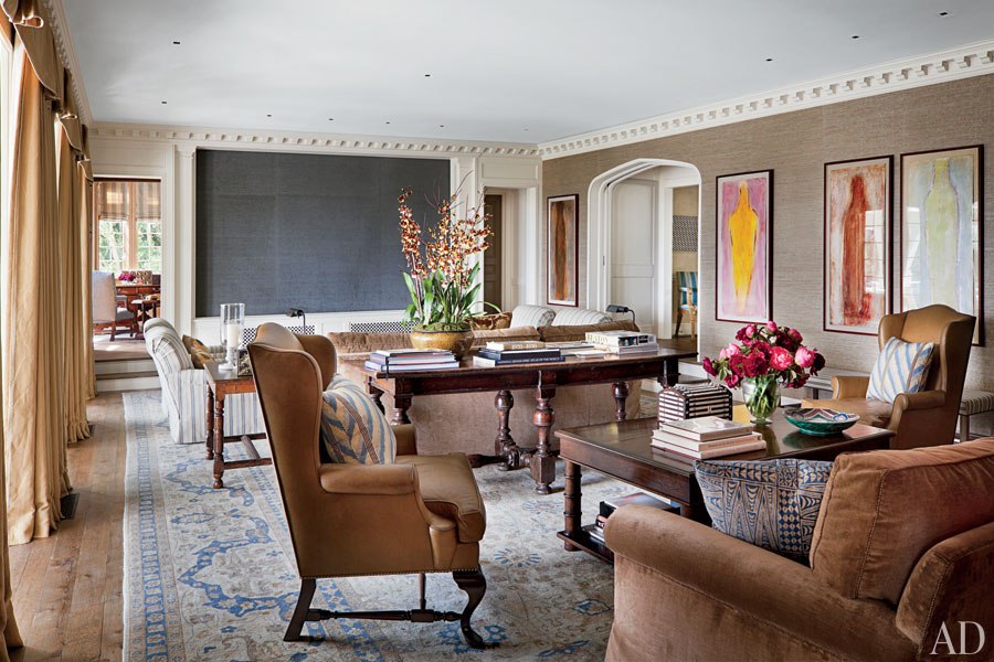 New Home Interior Design: Michael S. Smith Renovates a Glamorous ...