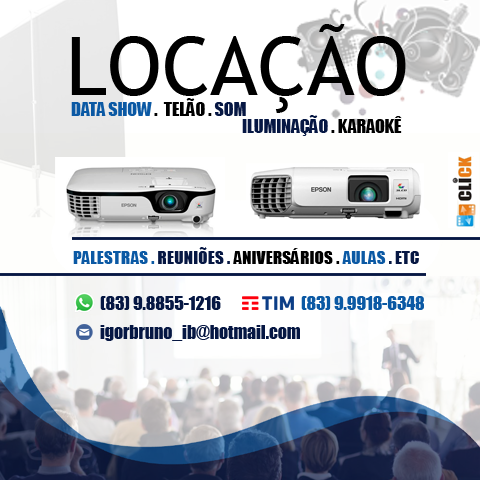 Locação de Data Show em João Pessoa: 2018