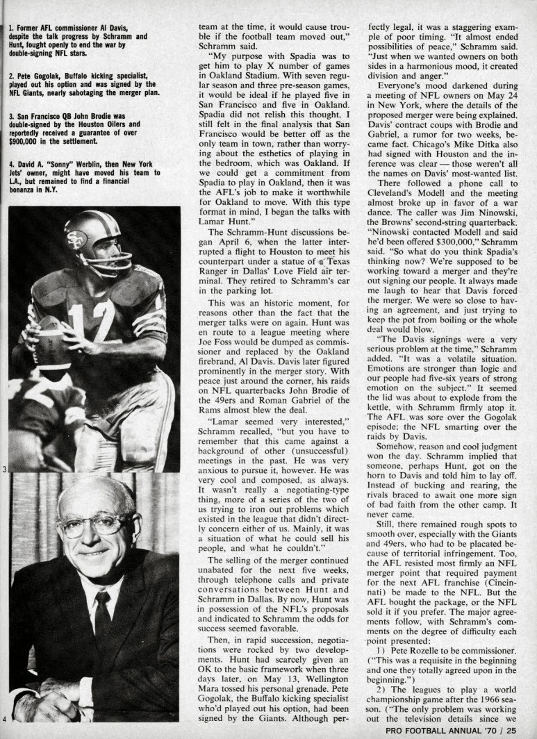 PACKERVILLE, U.S.A.: NFL-AFL — Merger Part II