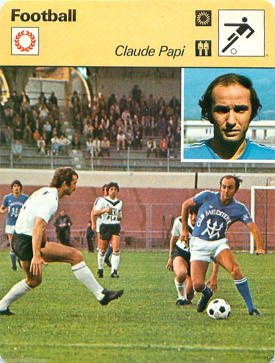 Football Yesterday & Today: Claude Papi (Fiche Football)