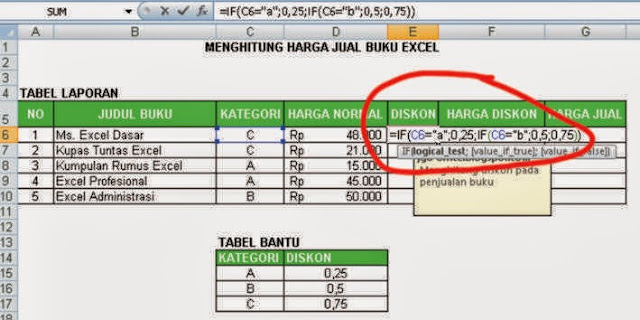 Rumus Menghitung Diskon Penjualan dengan Excel | 300 Rumus Excel