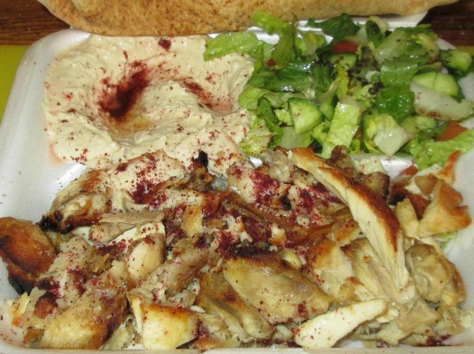 Sonovabob: Chicken Schwarma plate