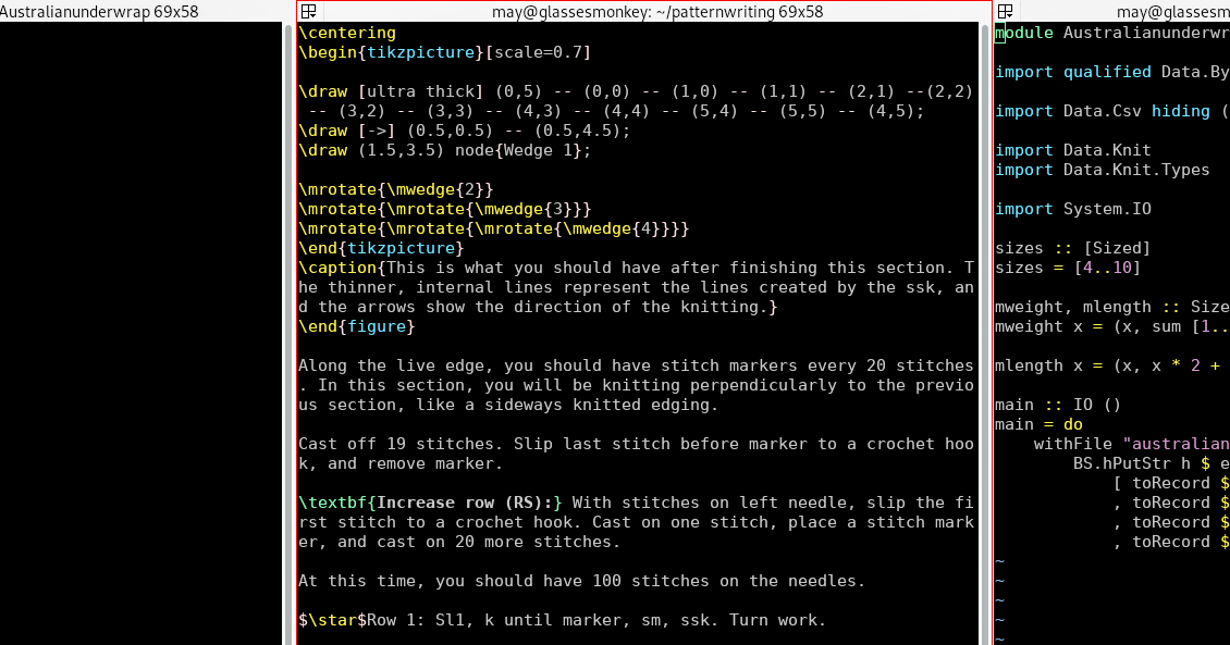 Mathemaknitter : Why I Write My Patterns and Lay Them Out in LaTeX
