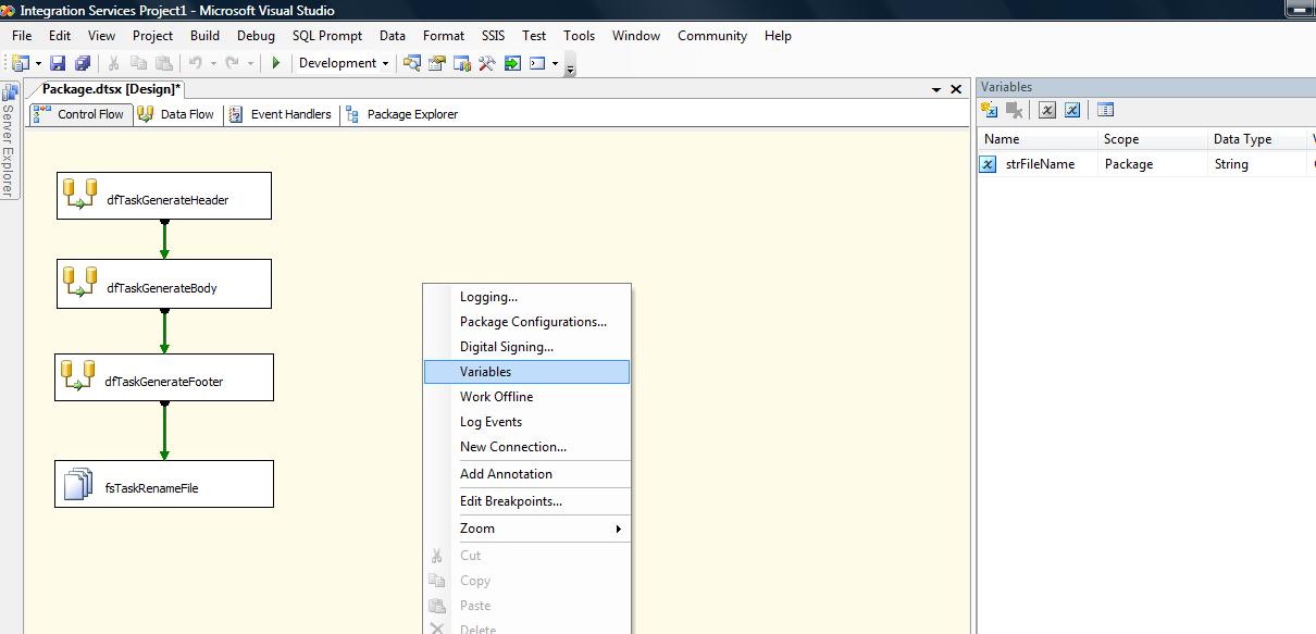 Microsoft SQL Server Business Intelligence -SSIS, SSAS, SSRS: SSIS Save ...
