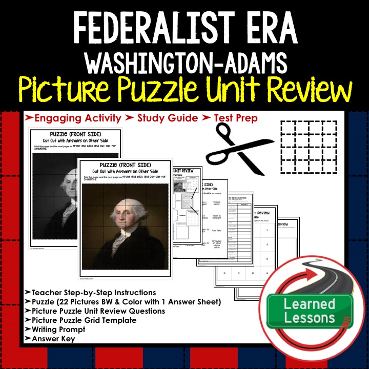 American History Picture Puzzles Test Prep, Unit Review, Study Guides ...