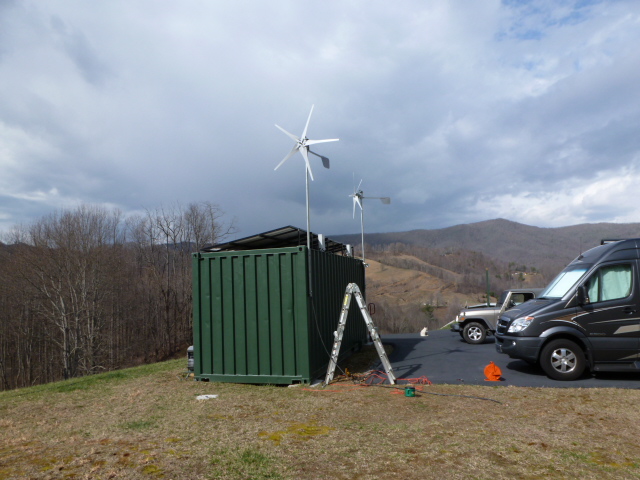 Mike and Lisa's World: Chapter 126...Installing Wind Generators On The ...