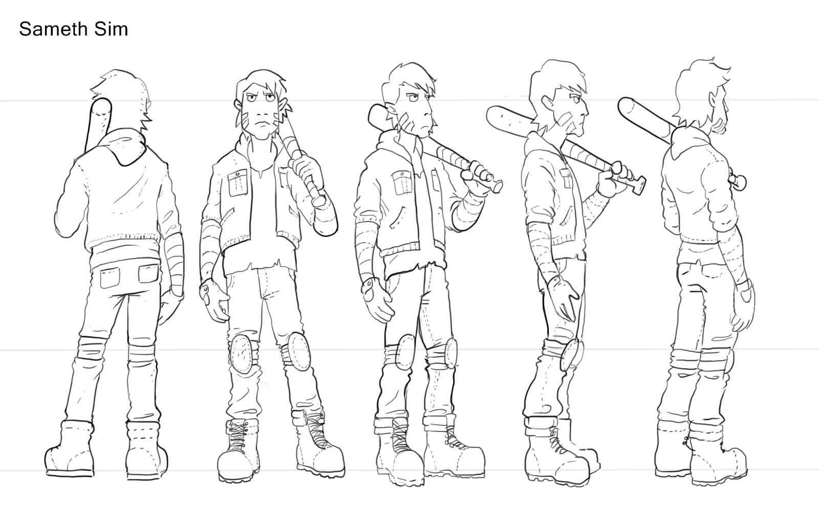 sameth sim: Character Designs