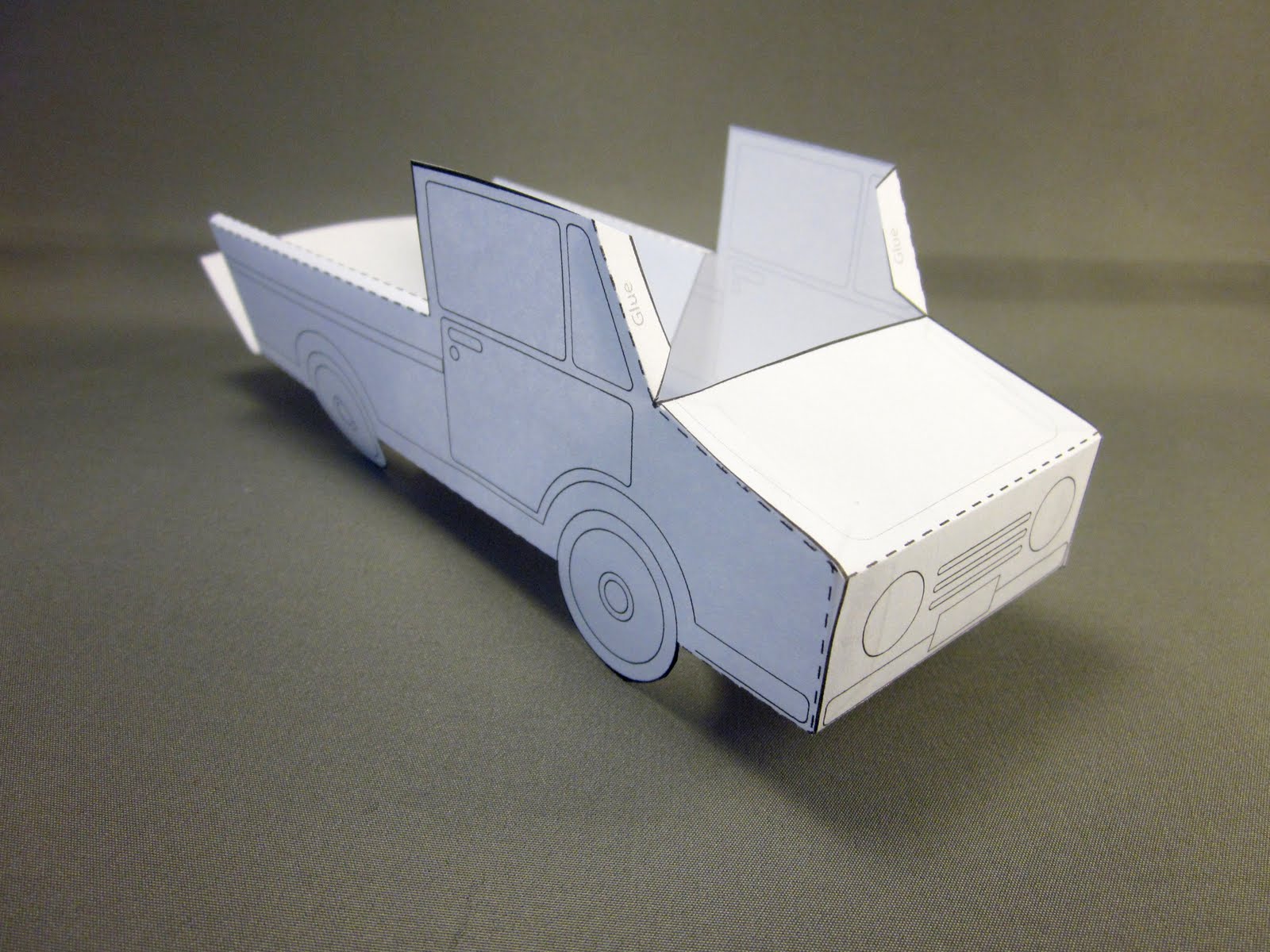 ID Mommy: IDMommy Project: Paper Truck Pattern