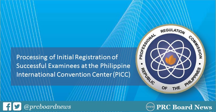 PRC: Initial Registration of board exam passers moved to PICC, Pasay City