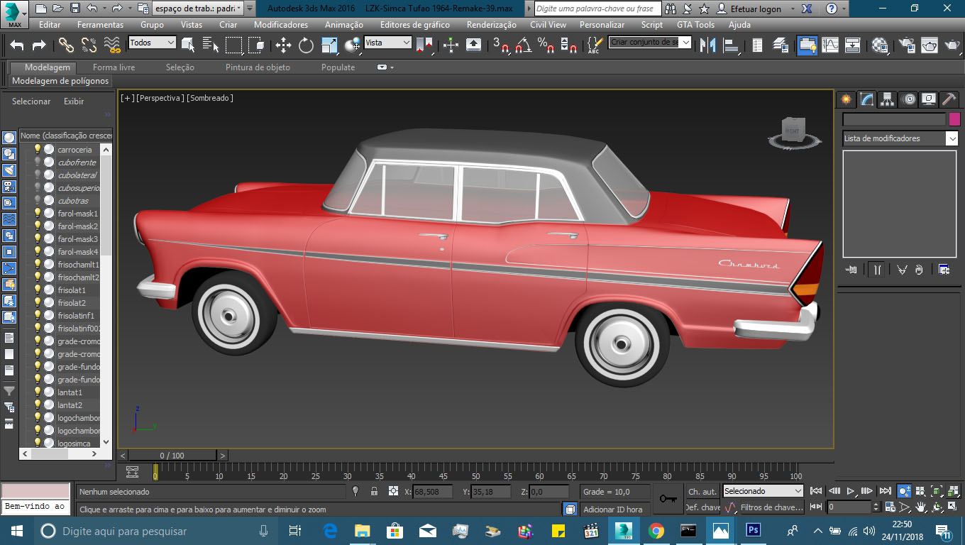 Simca Chambord Tufão 1964 - Exterior concluído ~ CLASSICS 4EVER