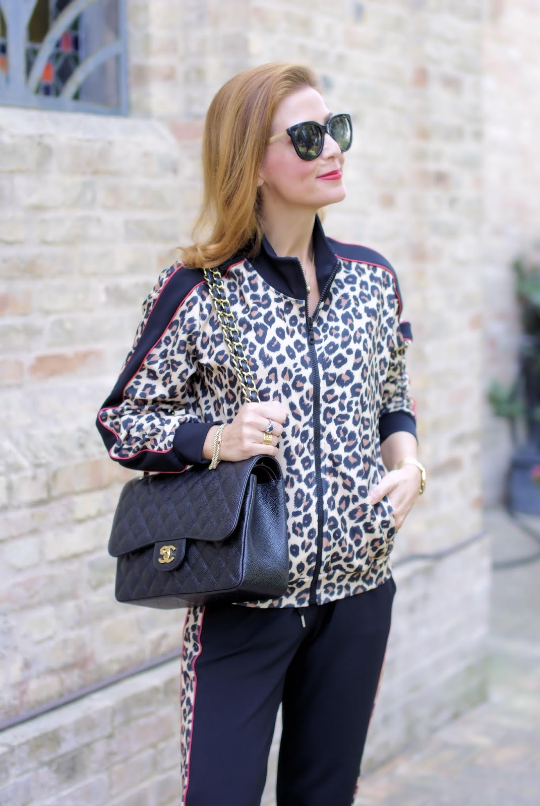 How to wear animal prints: leopard print tracksuit | Fashion and ...
