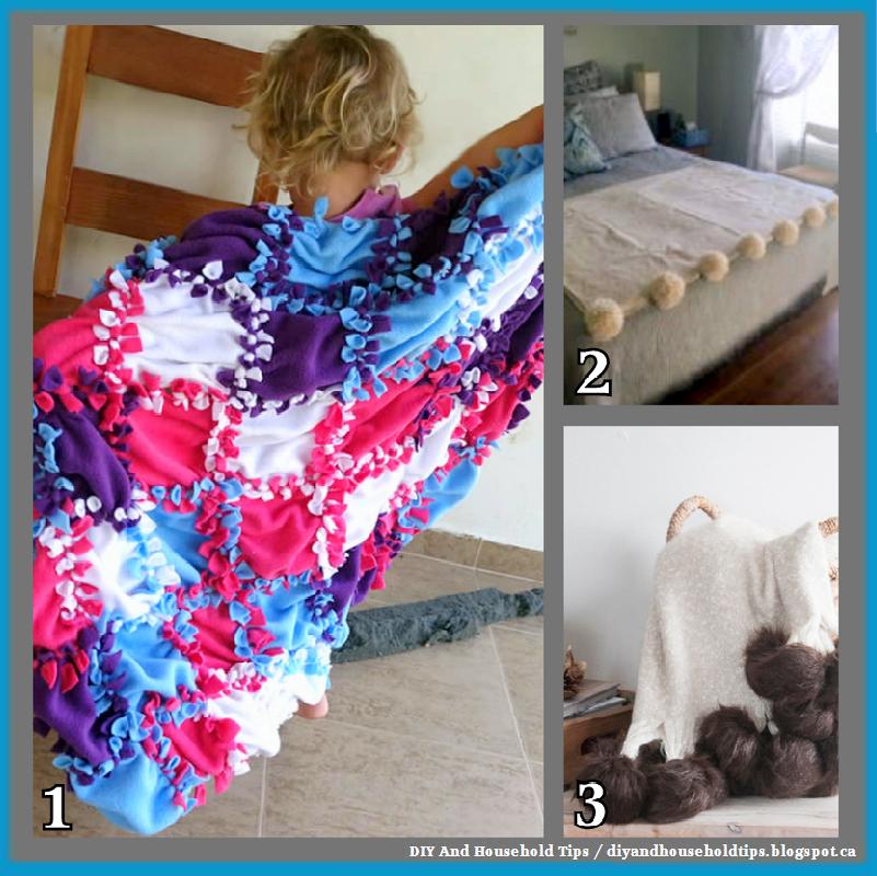 DIY And Household Tips: 3 DIY Throws And Blankets