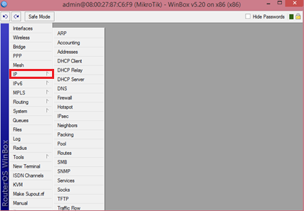 Menu dan Submenu pada Winbox - Ruang Config