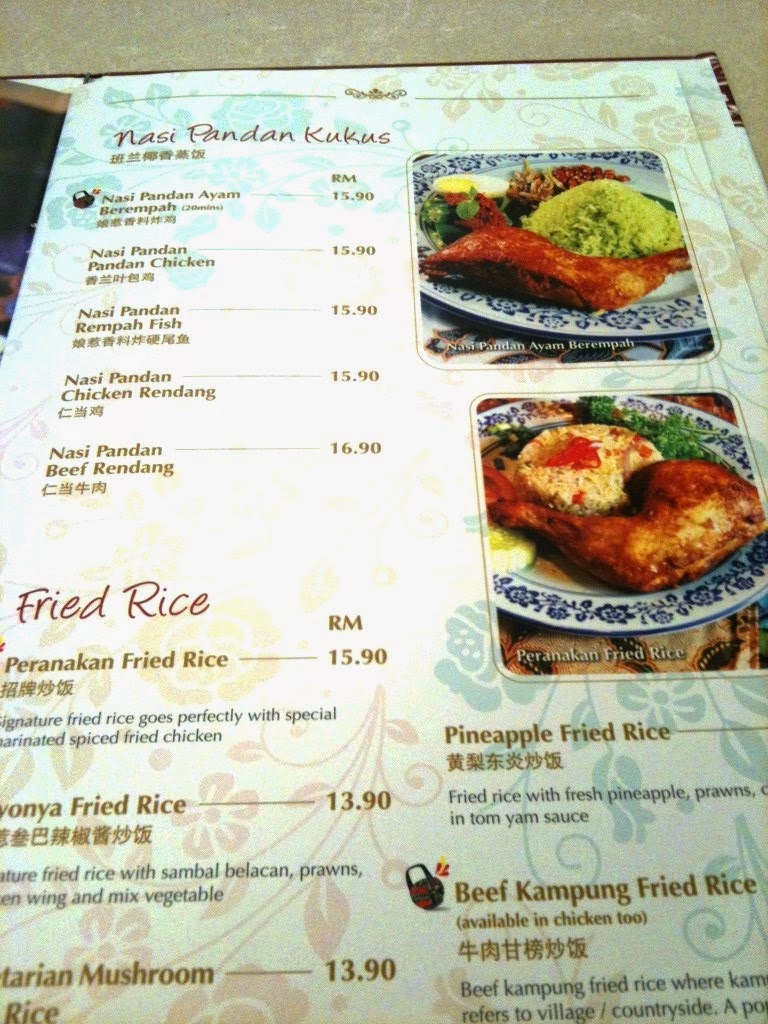 ! A Growing Teenager Diary Malaysia !: Authentic Nyonya Cuisine ...