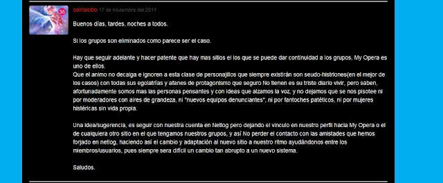 LAS VIBORAS DE NETLOG: VIBORAS QUE HABITAN POR LOS PASILLOS DE NETLOG