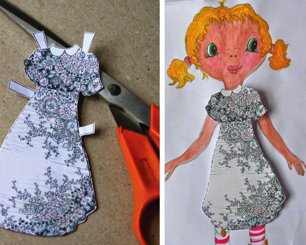 Evie & Rex Paper Dolls - Mrs Fox's sustainable life, home, crafts and food