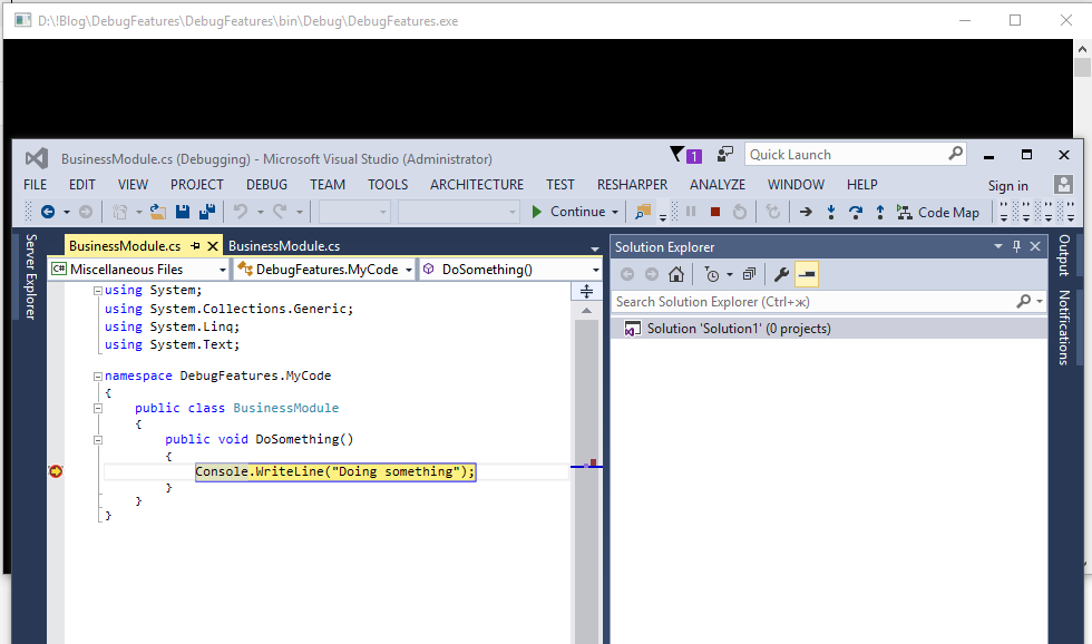 C# Разработка: Инструменты отладки: System.Diagnostics, Output window ...