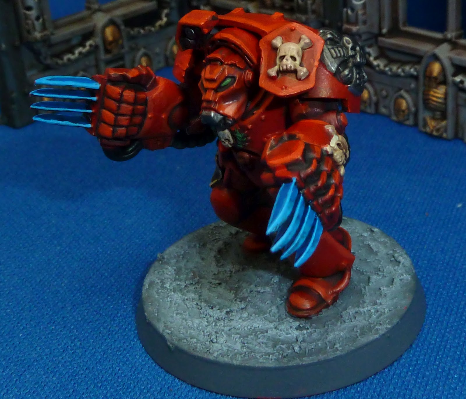 The 40k Project: Blood Angels Lightning Claw Terminator done!