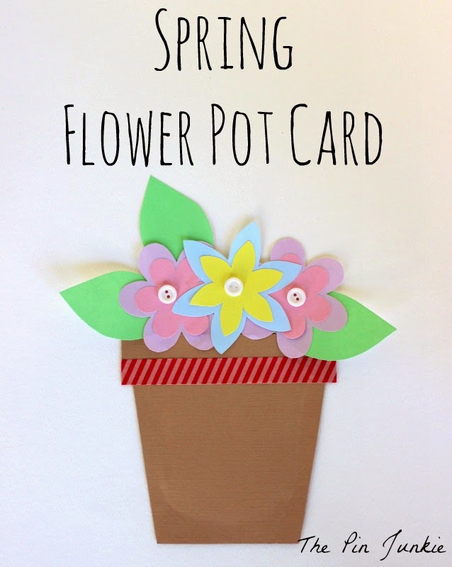Spring Flower Pot Card