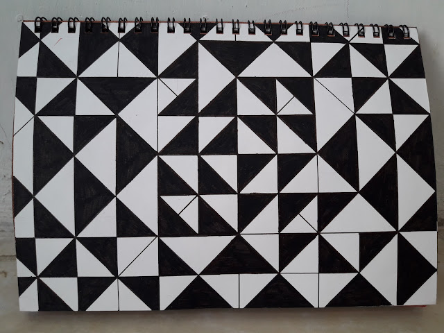 Tugas SBK : Contoh Nirmana Titik, Garis, Bidang, Gempal, dan Tekstur