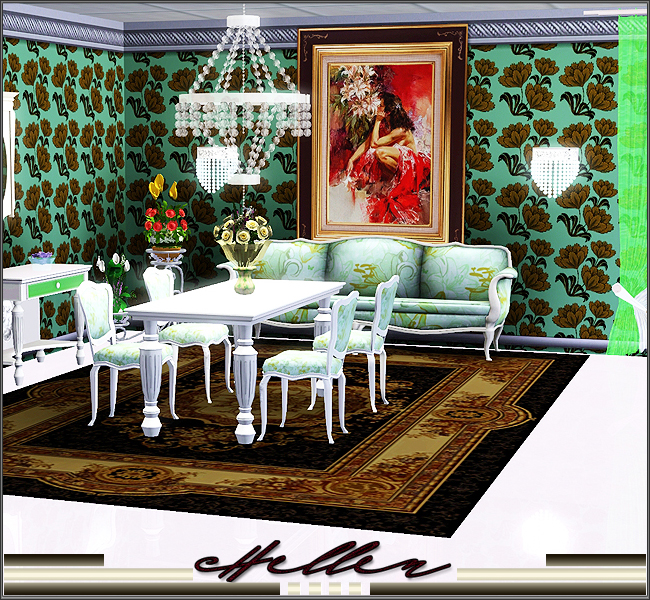 HelleN sims3 : Floral patterns.