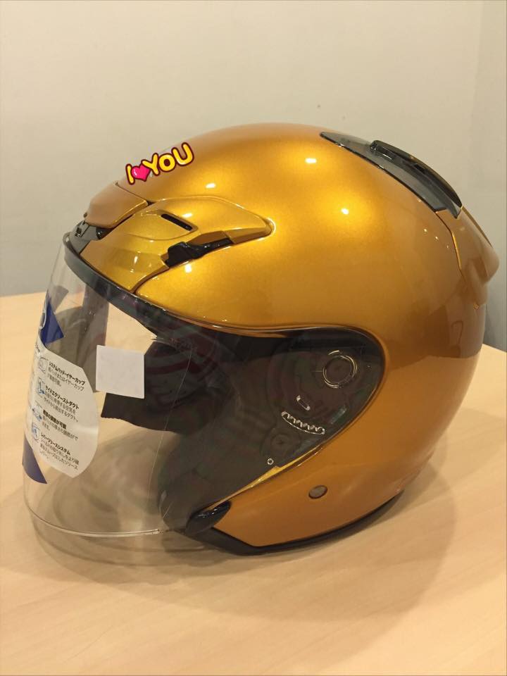 SHOEI JACK FORCE 2 (KUNING) - HELMET COPY ORI