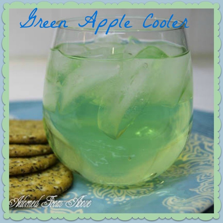 Adorned From Above: Green Apple Cooler for Friday's Happy Hour