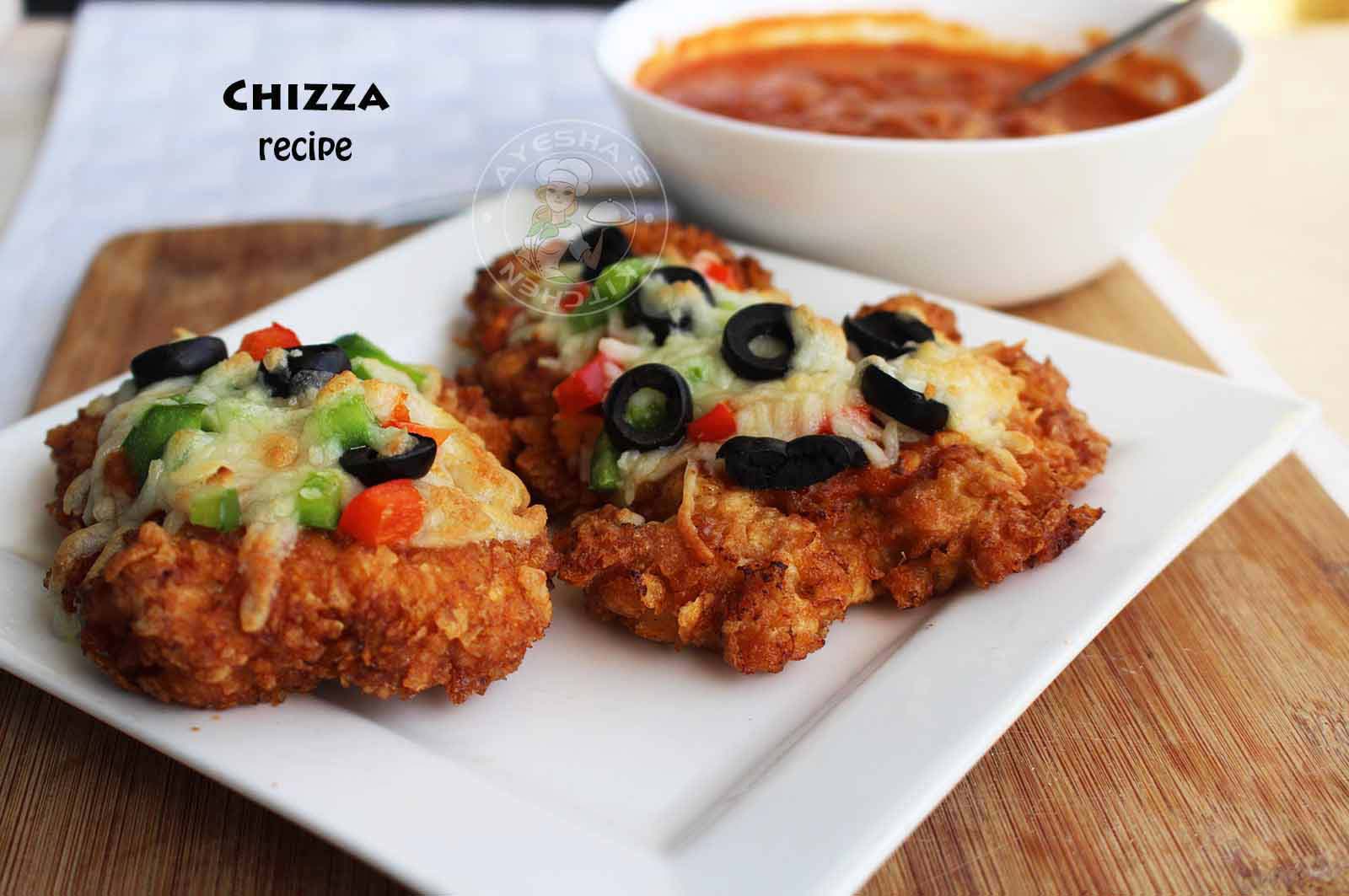 CHIZZA RECIPE - HOW TO MAKE KFC STYLE CHIZZA AT HOME