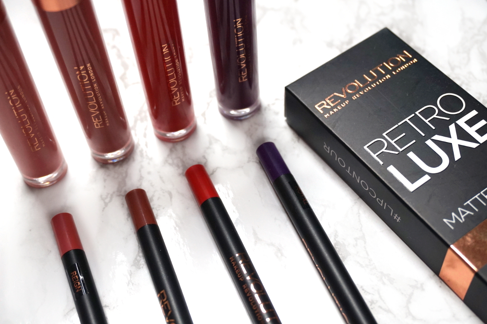 Makeup Revolution Retro Luxe Matte Lip Kits Review & Swatches ...