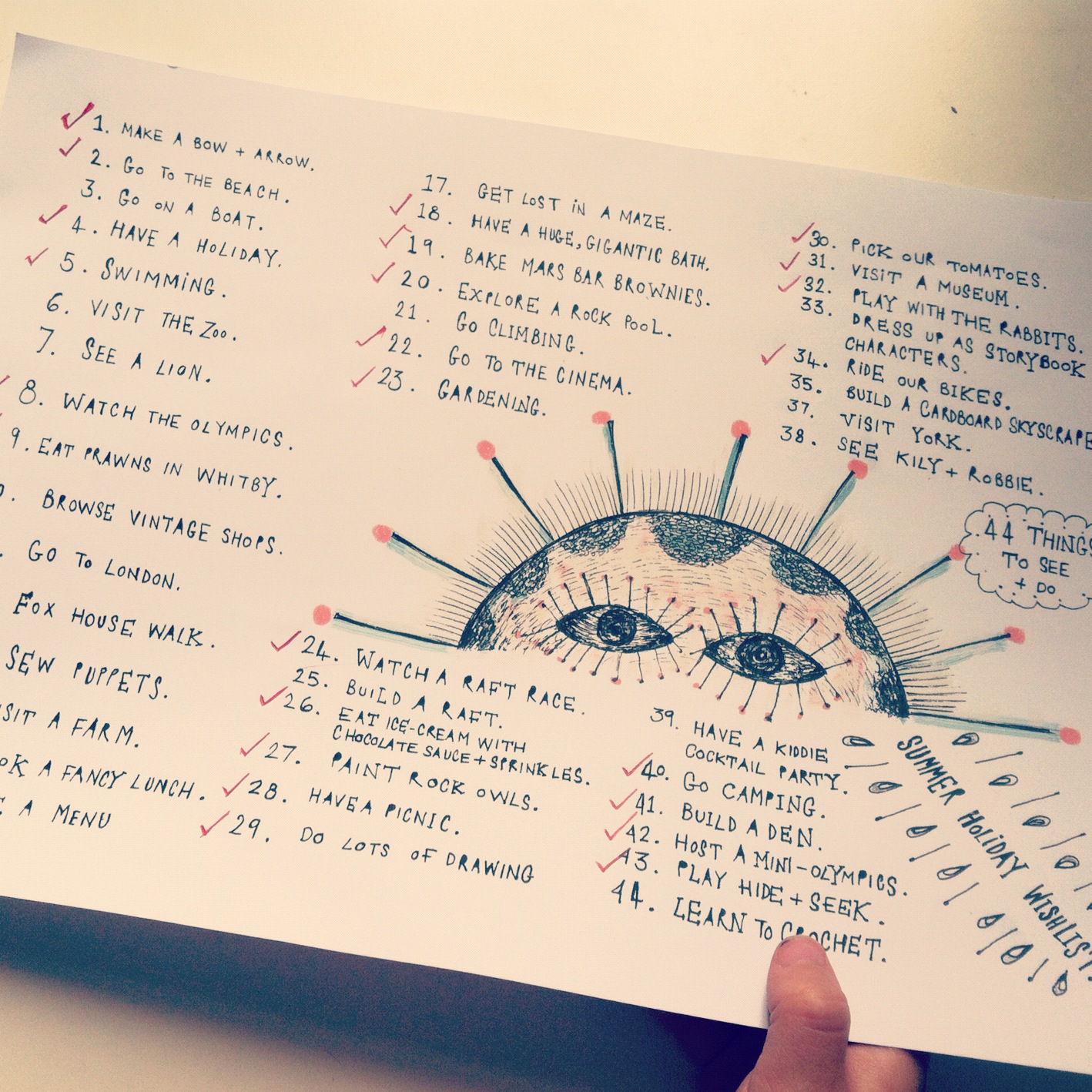 Butterscotch and Beesting: 44 Things To Do This Summer