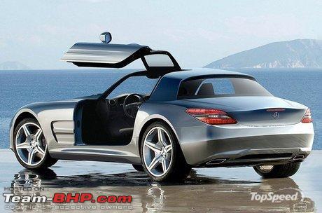 The world sports cars: mercedes sls concept