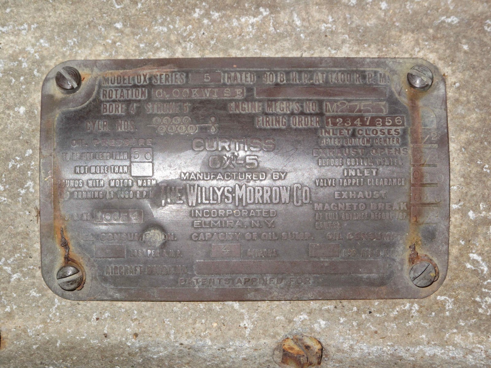 Curtiss OX-5 Rebuild: I Now Have An OX-5 Motor