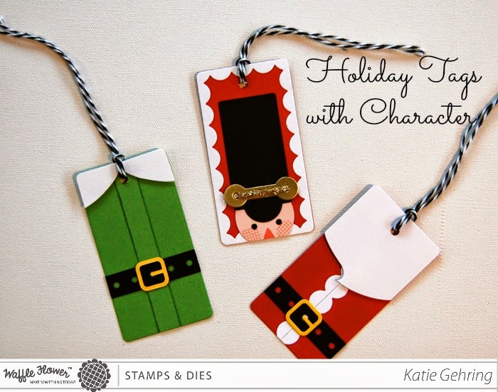 stamping lightly: Holiday Tags with Character + giveaway {Waffle Flower ...
