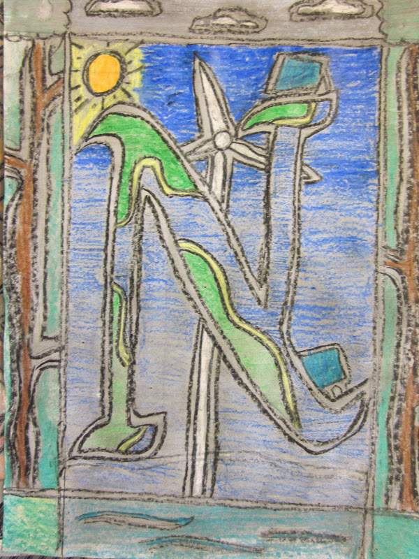 The Art Teacher's Closet: In the Art Room - Illuminated Letters