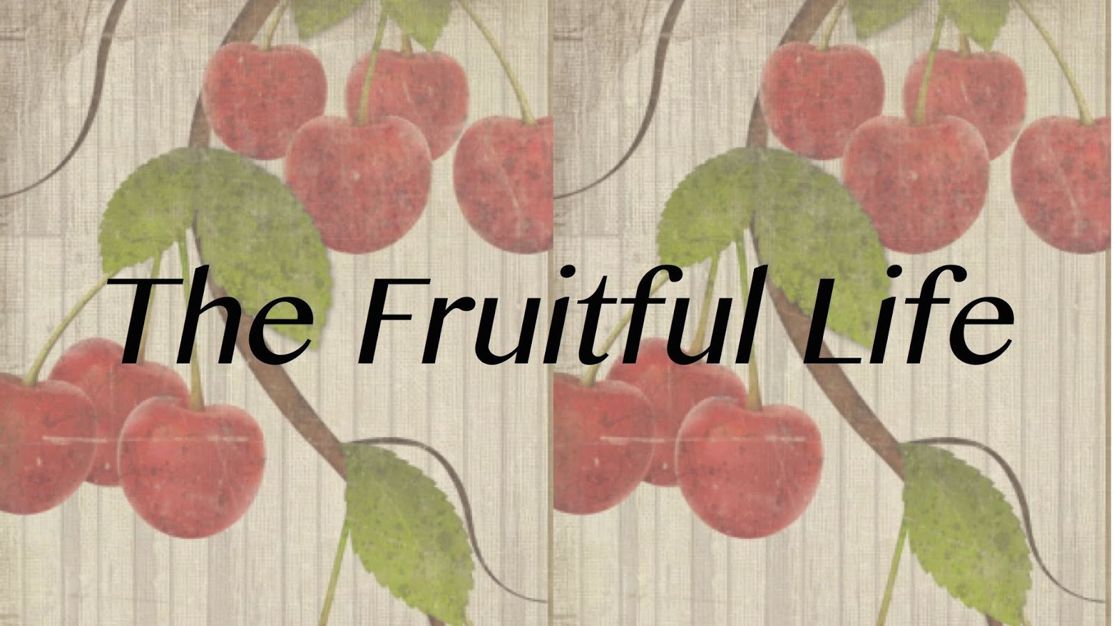 Being ReMade - The Blog : Living The Fruitful Life Wrap Up