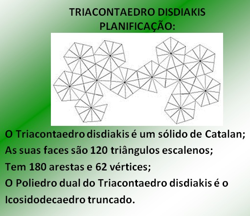 Conta Comigo: 11- CATALAN- TRIACONTAEDRO DISDIAKIS