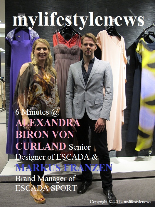 mylifestylenews: 6 Minutes @ Alexandra Biron Von Curland & Markus Franzen
