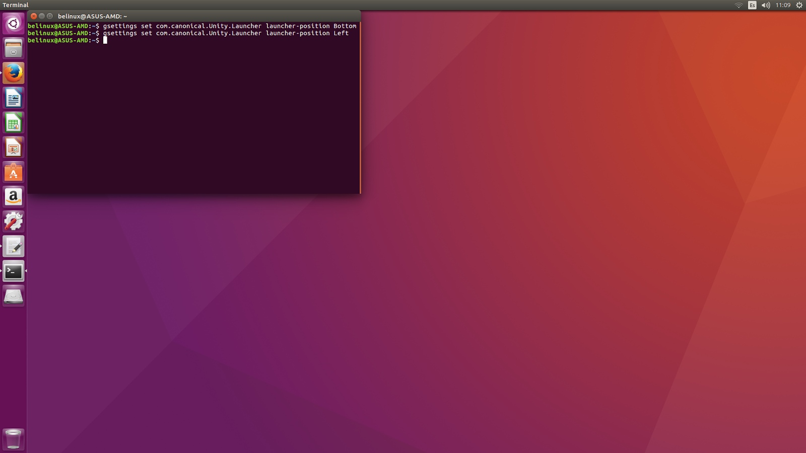 Ubuntu Linux: Como cambiar la ubicación del Launcher en Ubuntu 16.04