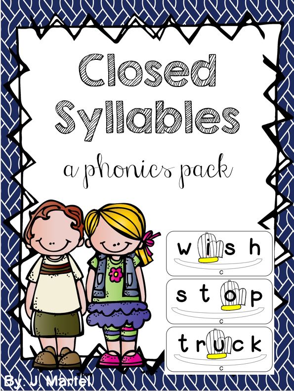 Miss Martel's Special Class: Closed Syllables