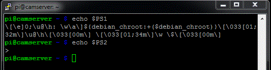 Raspberry Pi Programming: Change the prompt color in BASH