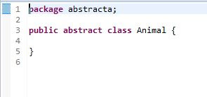 Clases abstractas en JAVA