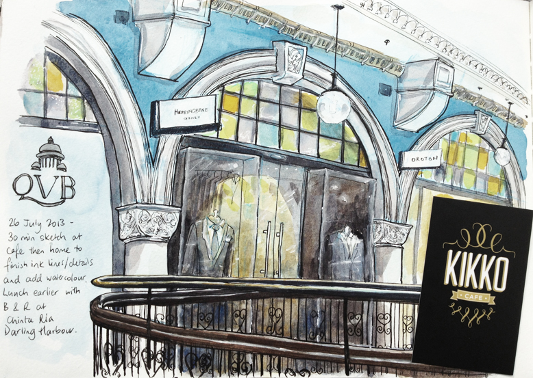Chantal Vincent: Queen Victoria Building Sydney - from the inside