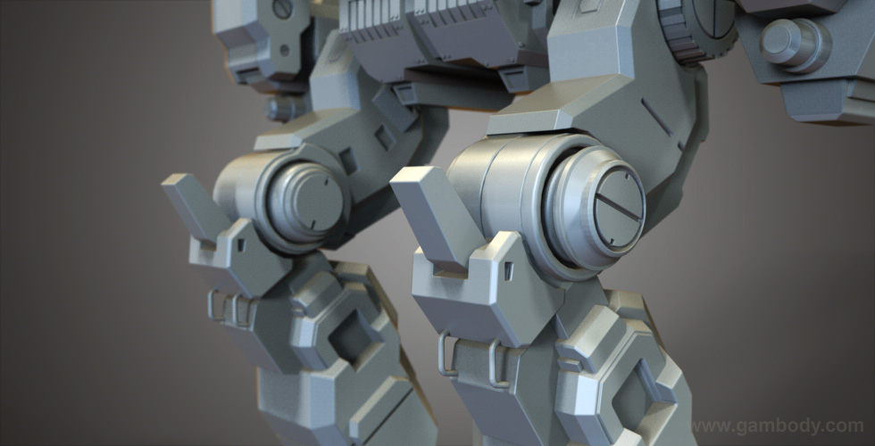 MWO - Timber Wolf 3D Printing Gaming Miniature | Assembly | Nixon's 3D ...