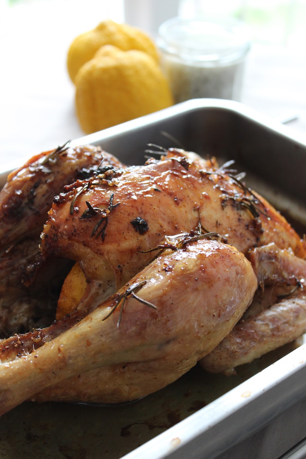 Sónia Meirinho: Frango do Campo Assado no Forno com Limão e Rosmaninho