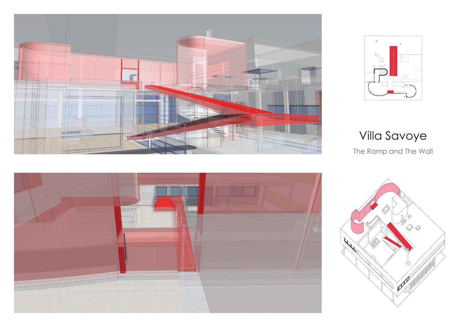 Gilbert Ho's Archi Blog: Villa Savoye: Relationships Between Interior ...
