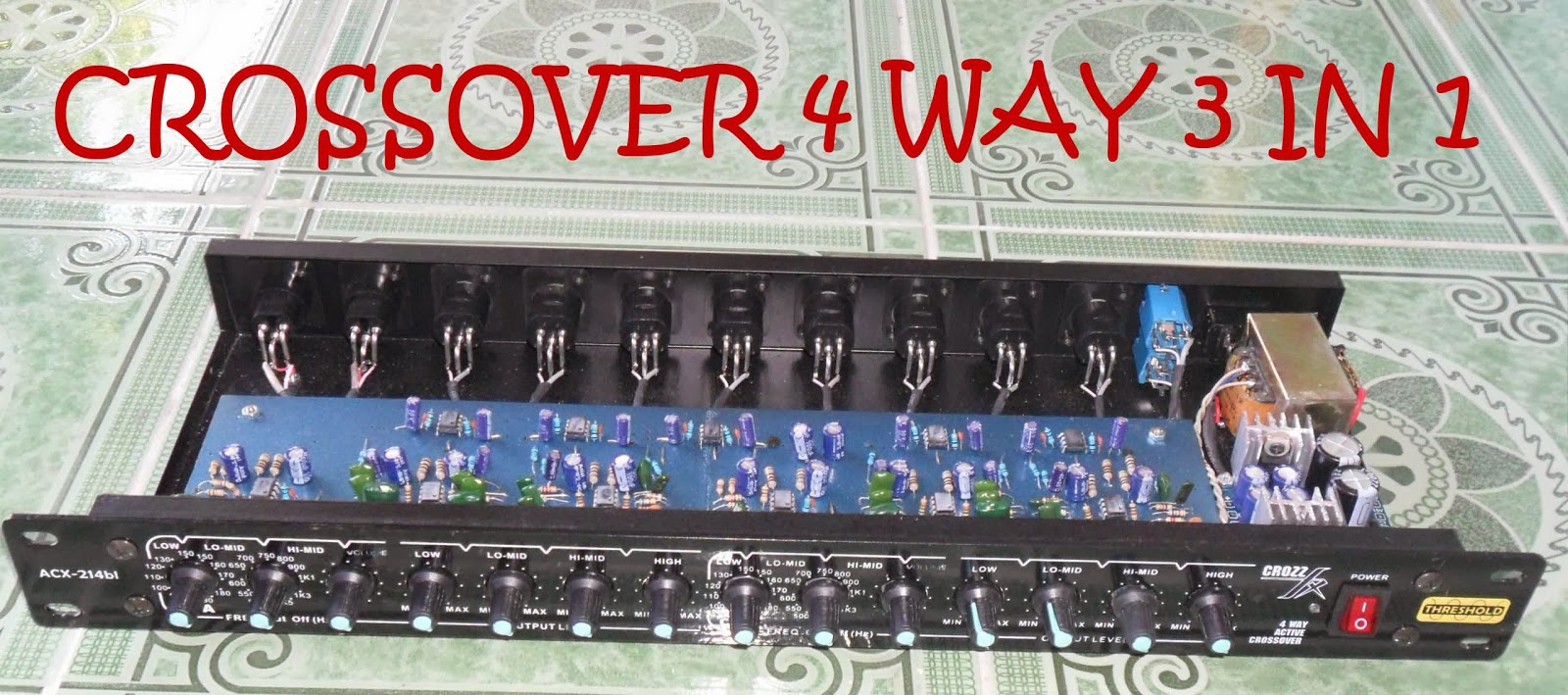 SOUND SYSTEM LAPANGAN : CROSSOVER 4WAY 3in1