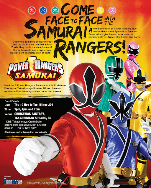 CO-CO! Text Book To Fun: Power Rangers Samurai Meet and Greet