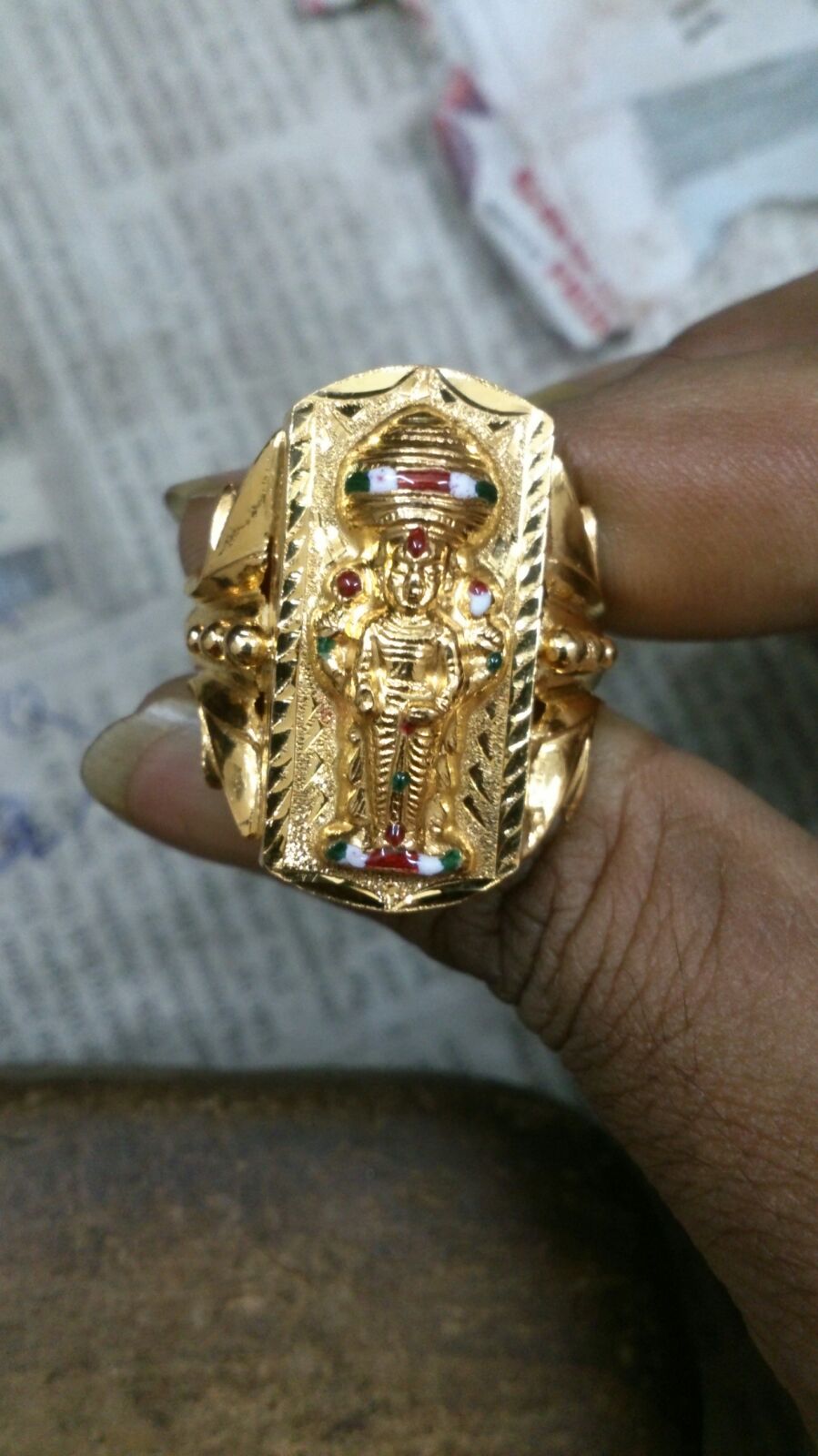 Balaji Rings designs | 916 jewellery - Indian GOLD jewellery Designs