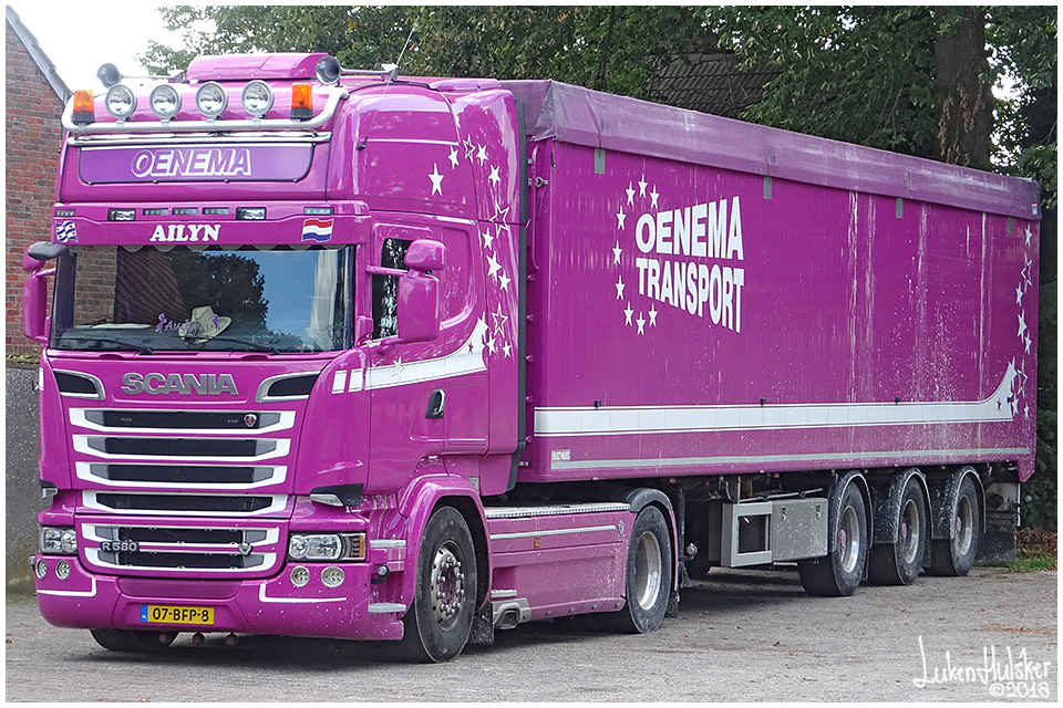 SCANIA: Scania R580 V8 - Oenema Transport
